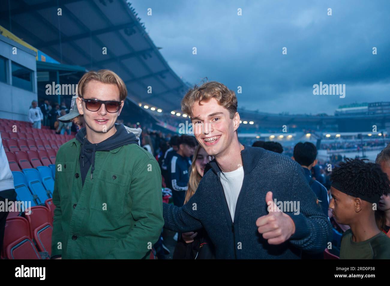 Gothenburg, Sweden. 17th Jul 2023. The audience during the Gothia Cup ...