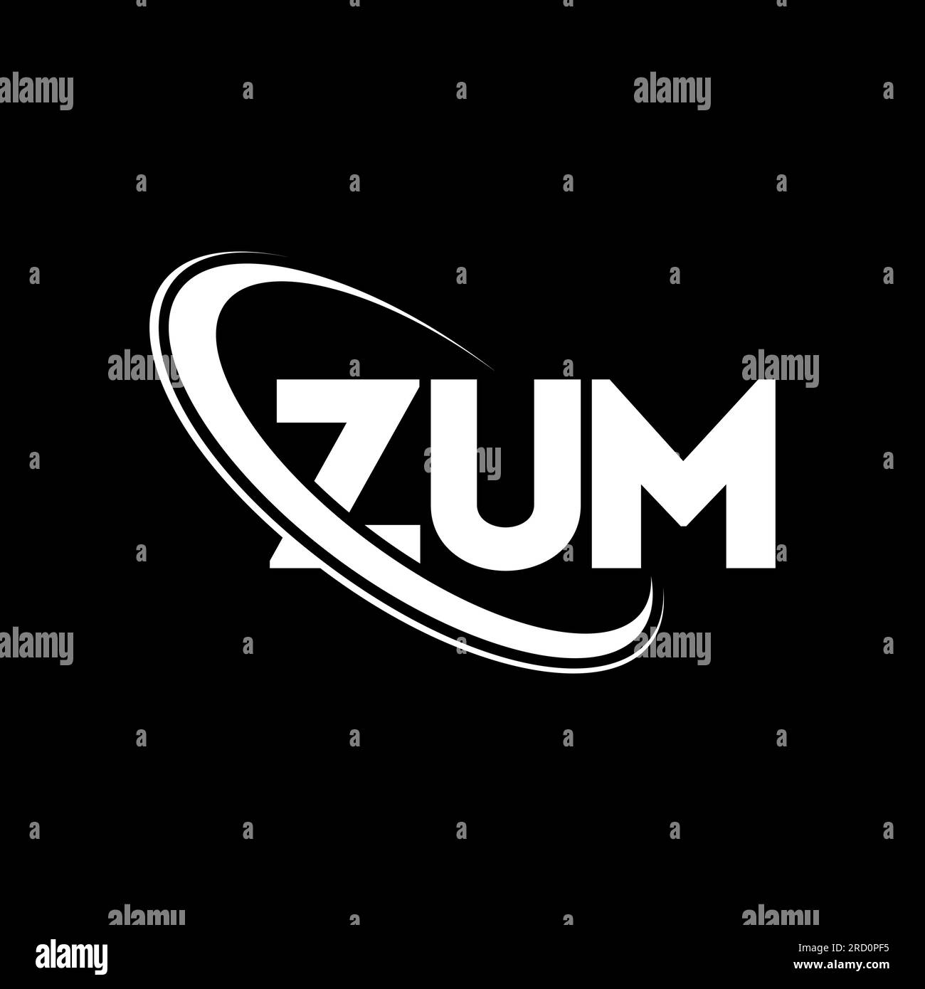 ZUM logo. ZUM letter. ZUM letter logo design. Initials ZUM logo linked ...