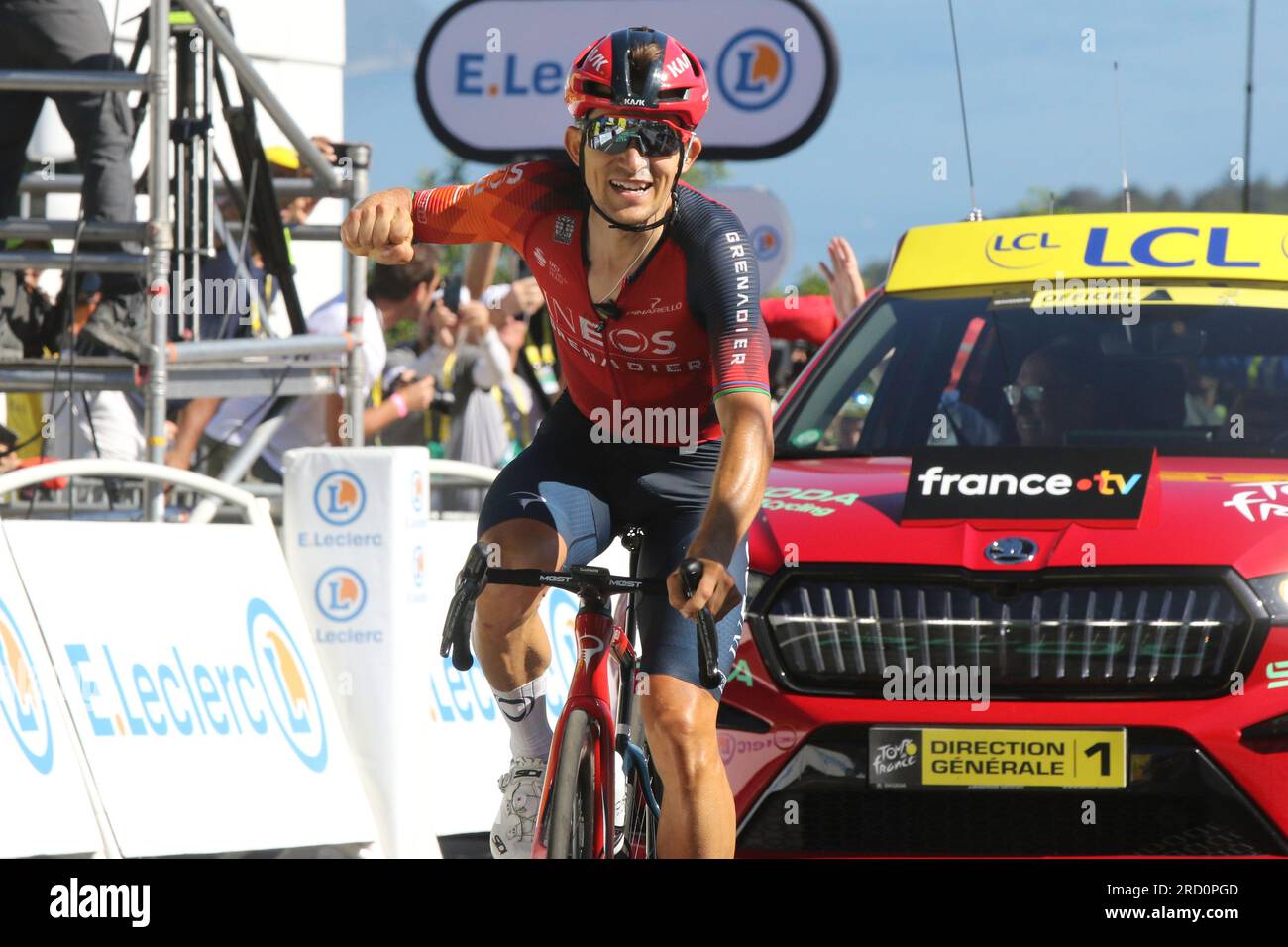 Michal Kwiatkowski Poland Ineos Grenadiers wins solo his 3rd career ...