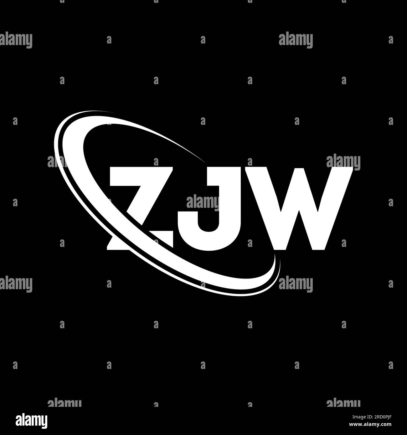 Zjw logo design hi-res stock photography and images - Alamy