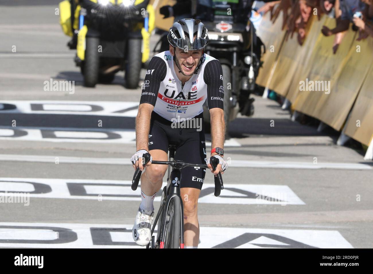 Adam Yates GB UAE Emirates finished 4th Stock Photo - Alamy