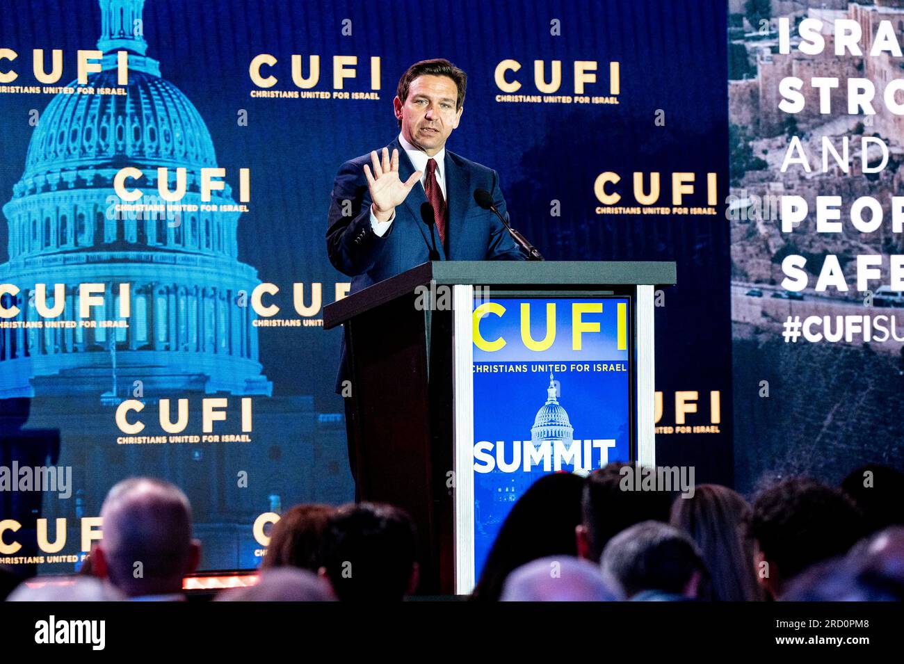 Arlington, Virginia, USA. 17th July, 2023. Florida Governor RON ...