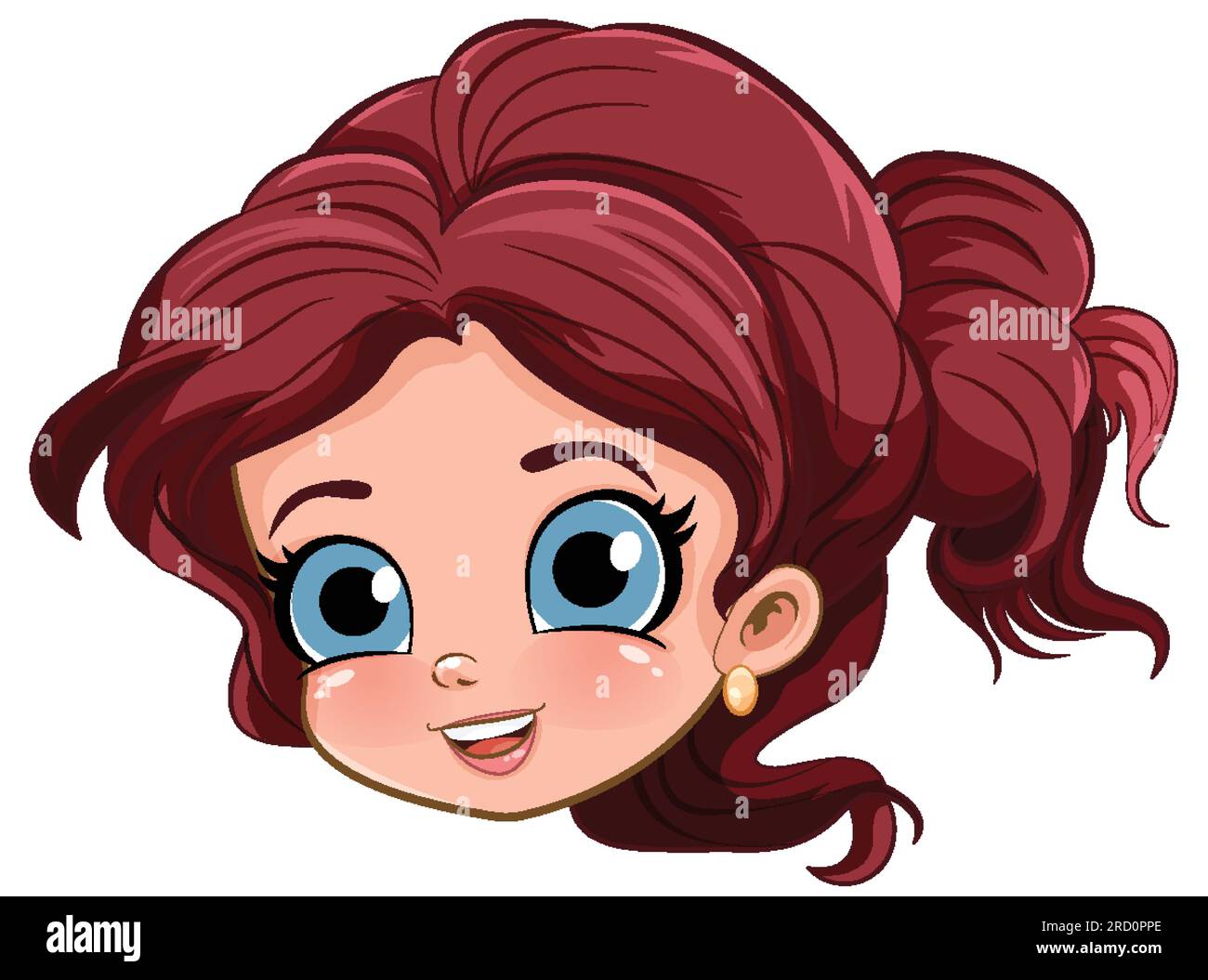 Beautiful woman face cartoon illustration Stock Vector Image & Art - Alamy Beautiful woman face cartoon illustration Stock Vector Image & Art - Alamy