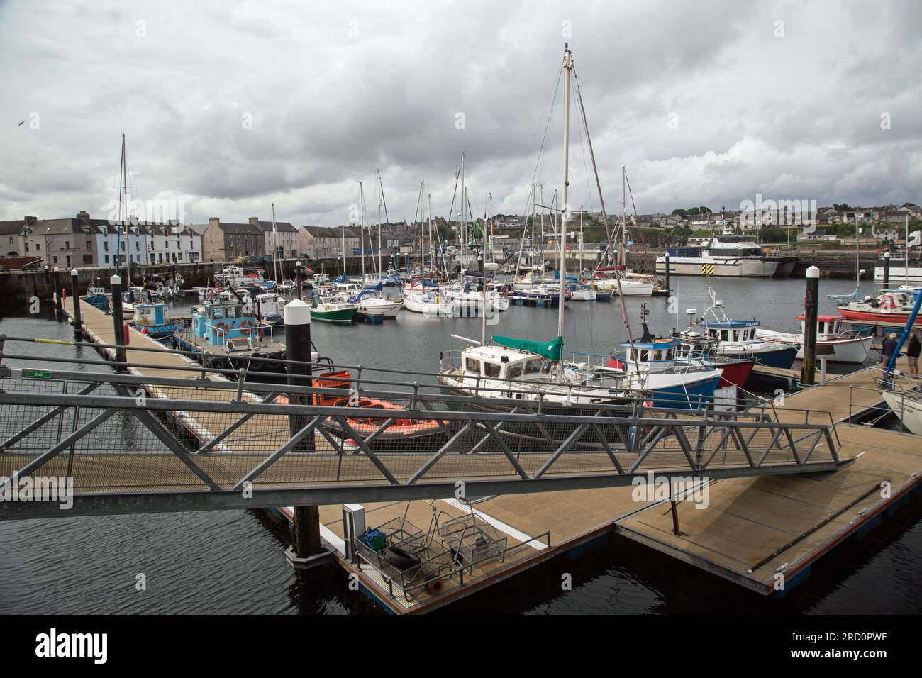 Wick, Caithness, Scotland, July 2nd 2023, A view showing small boats ...
