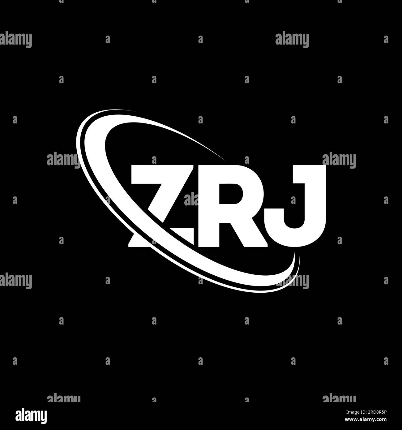 Zrj logo design hi-res stock photography and images - Alamy