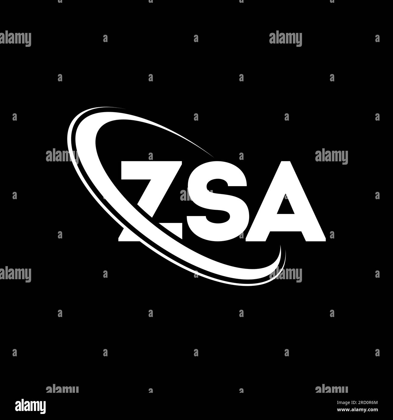 ZSA logo. ZSA letter. ZSA letter logo design. Initials ZSA logo linked ...