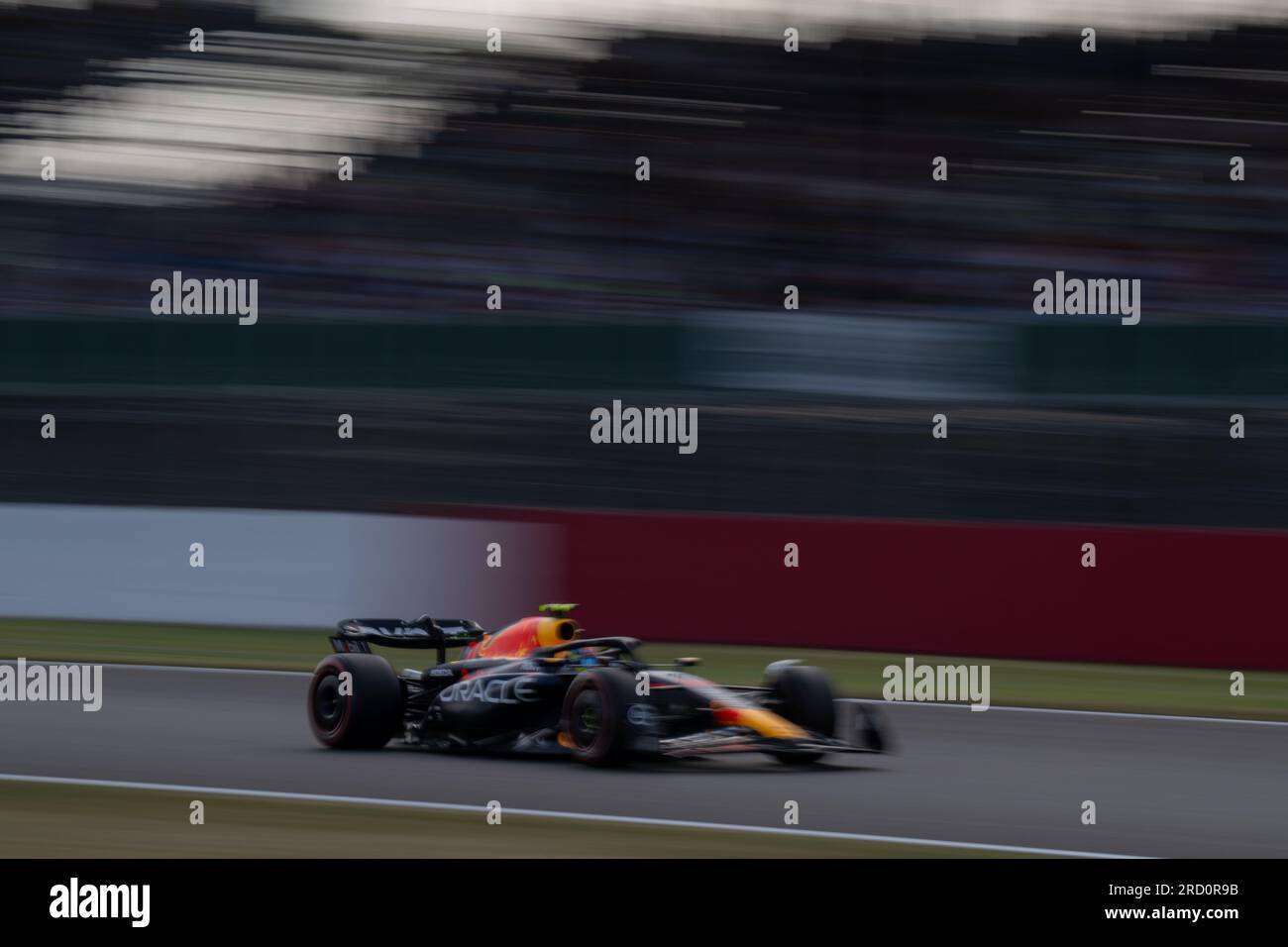 Silverstone, UK - Friday 7th July 2023 - FORMULA 1 ARAMCO BRITISH GRAND PRIX 2023 - Sergio Perez ...