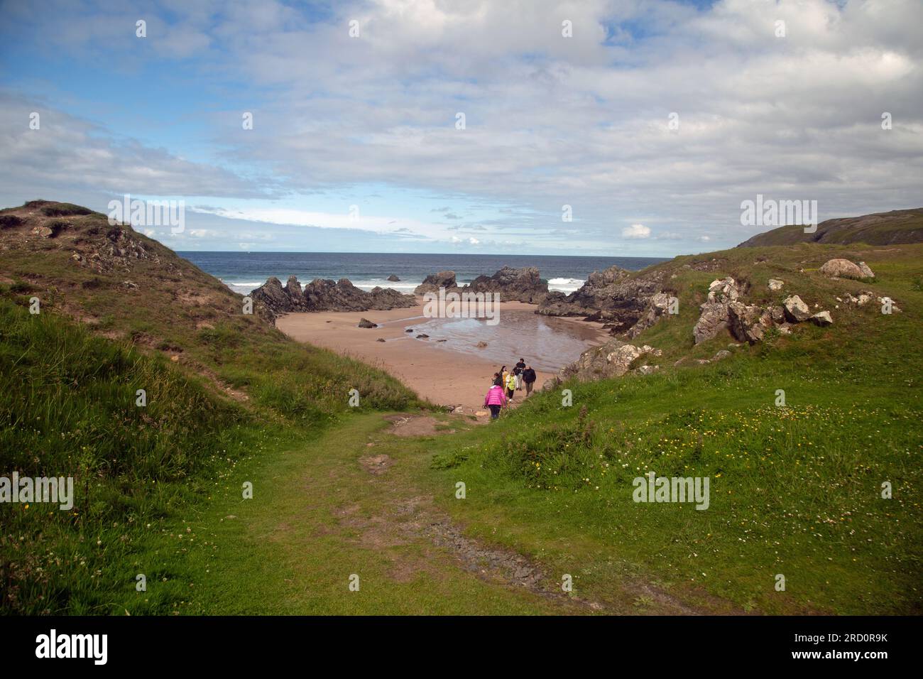 Sango Bay, Durness, Sutherland, Scotland, Jul 4th 2023 views of the ...