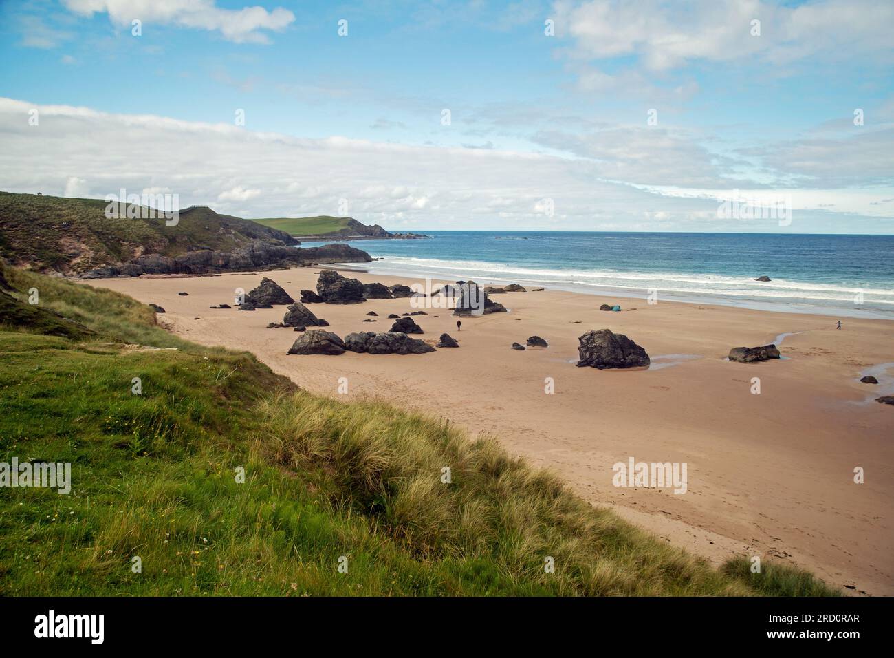 Sango Bay, Durness, Sutherland, Scotland, July 4th 2023, a view of the ...