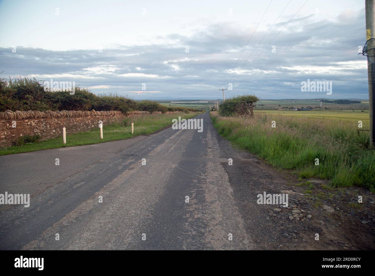 Country road in rural Scotland Stock Photo - Alamy