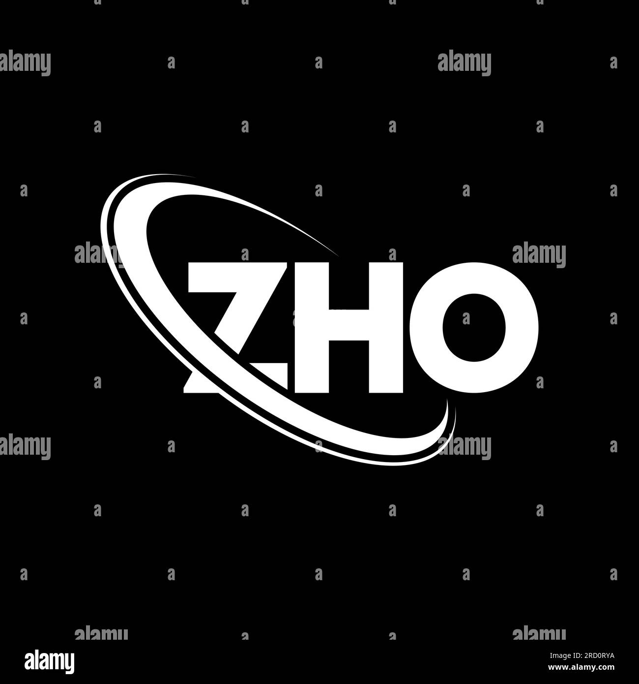 ZHO logo. ZHO letter. ZHO letter logo design. Initials ZHO logo linked ...
