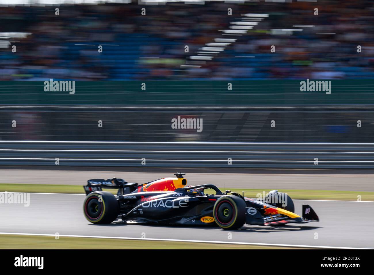 Silverstone, UK - Friday 7th July 2023 - FORMULA 1 ARAMCO BRITISH GRAND PRIX 2023 - Max ...