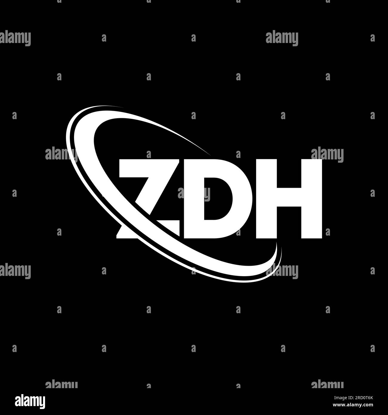 Zdh logo design hi-res stock photography and images - Alamy