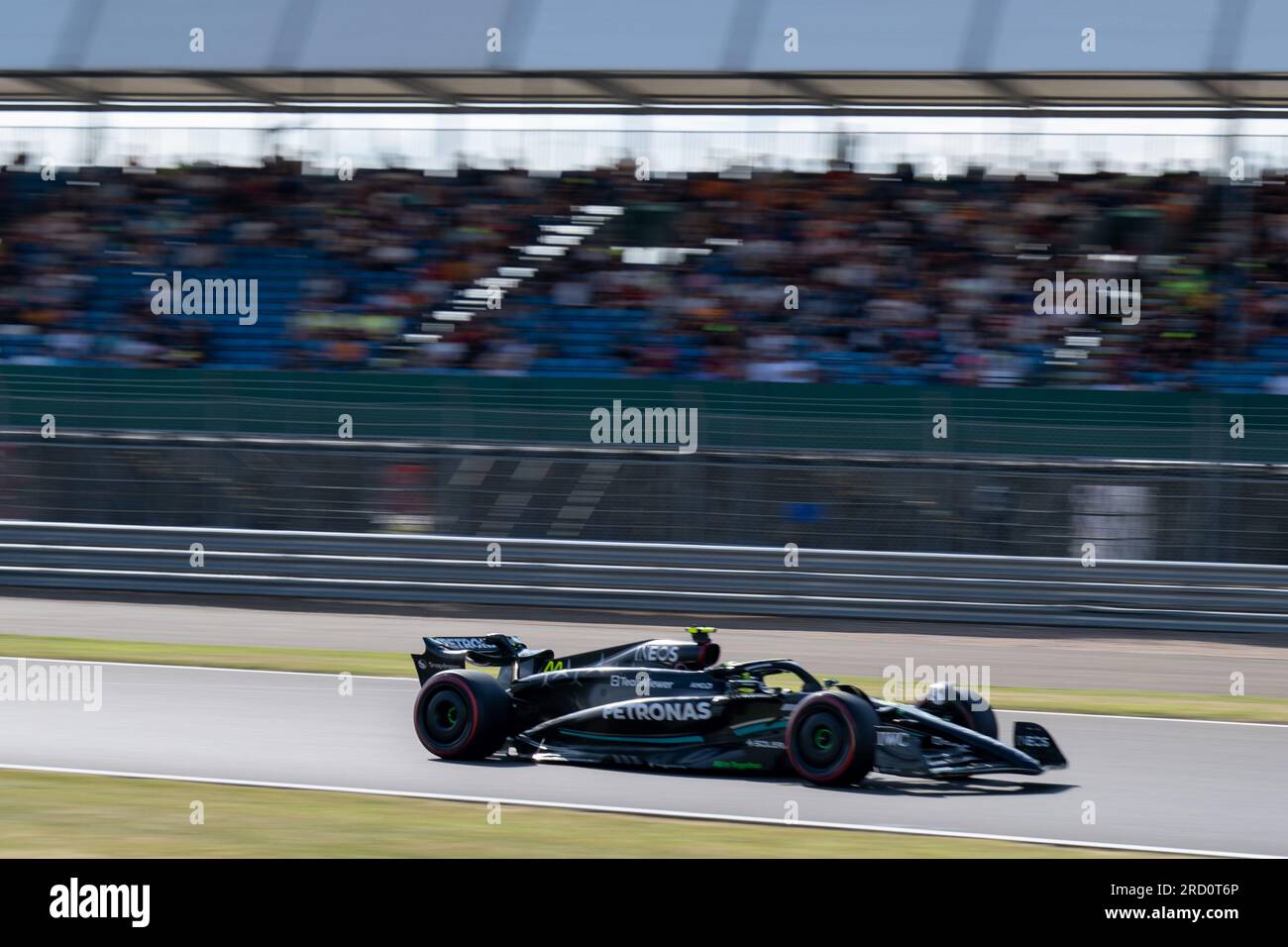 Silverstone, UK - Friday 7th July 2023 - FORMULA 1 ARAMCO BRITISH GRAND PRIX 2023 - Lewis ...