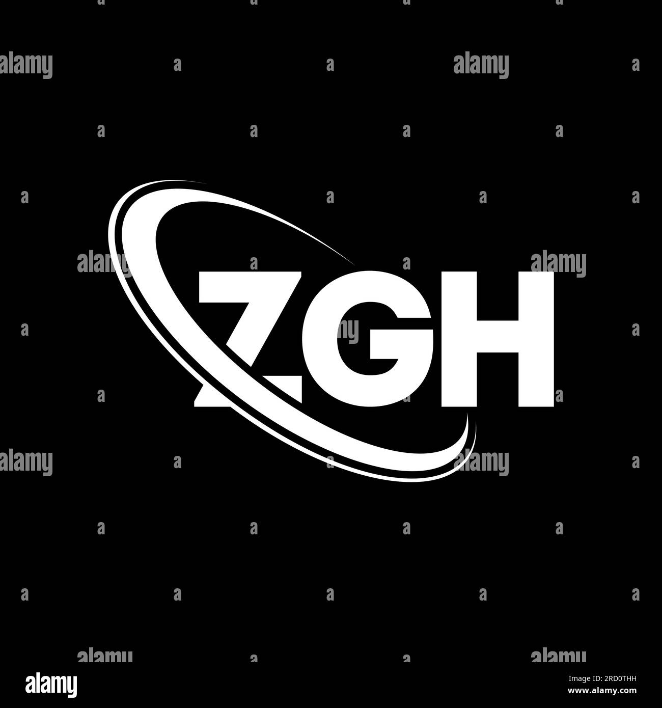 Zgh logo design hi-res stock photography and images - Alamy