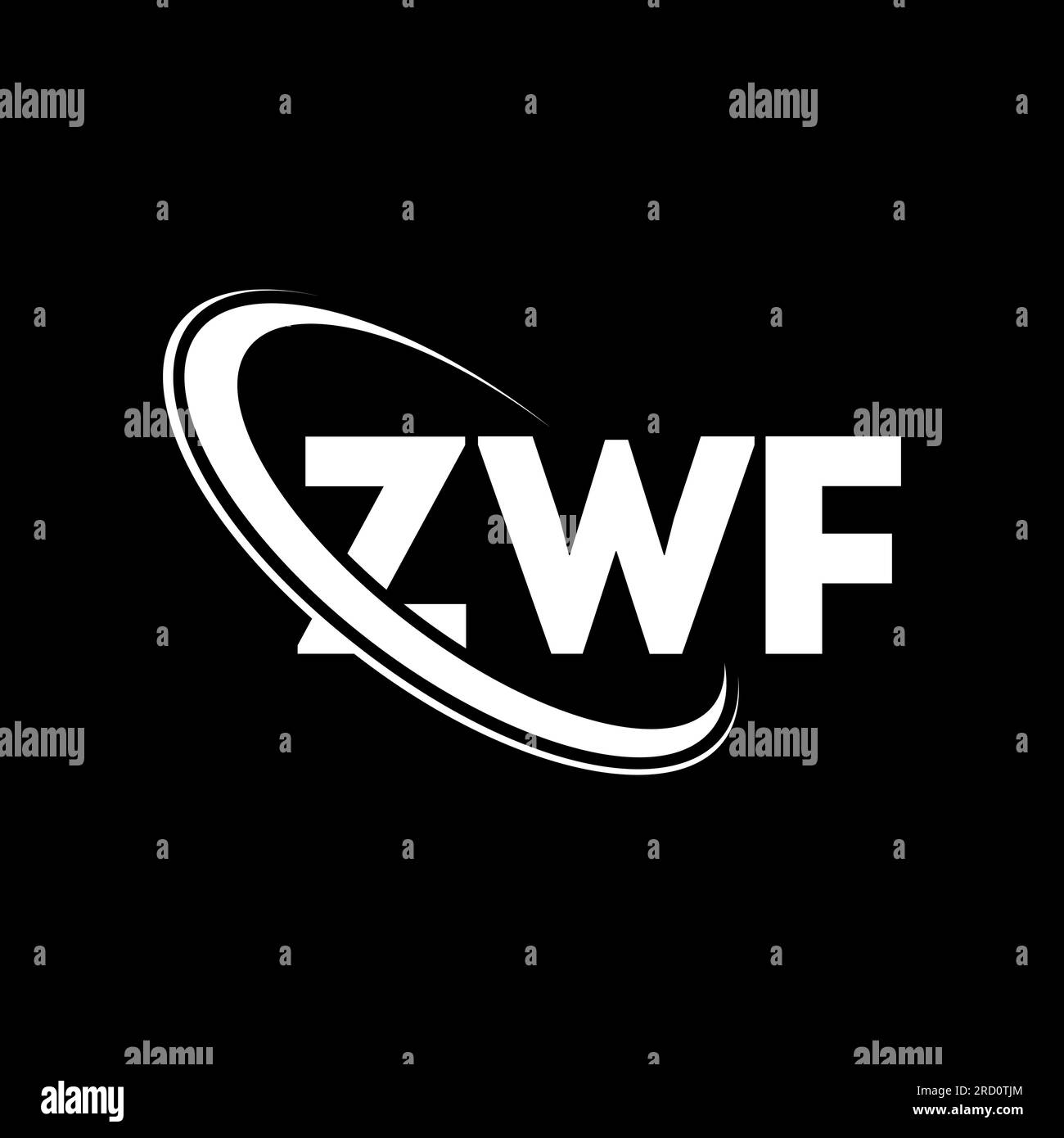 ZWF logo. ZWF letter. ZWF letter logo design. Initials ZWF logo linked ...