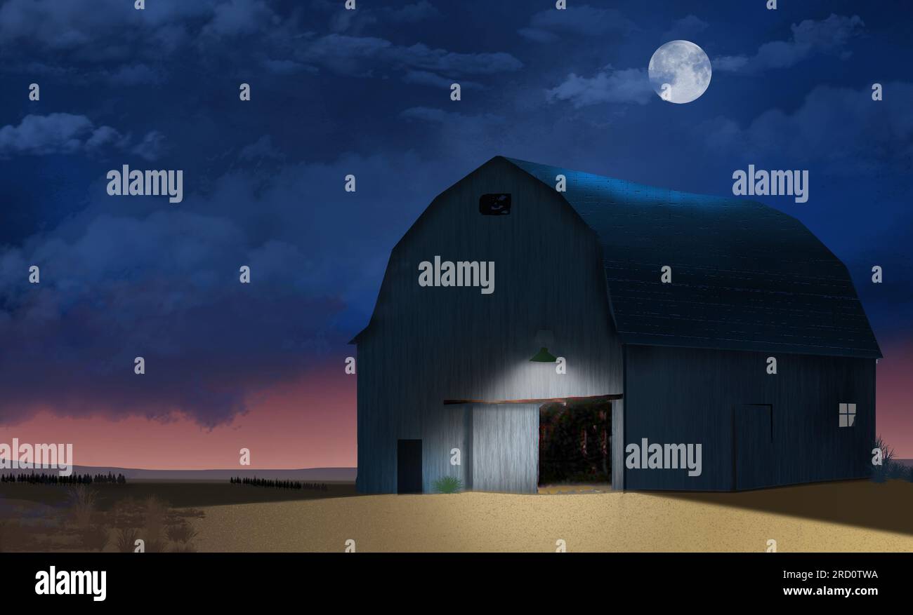 Beautiful old barn across hi-res stock photography and images - Alamy