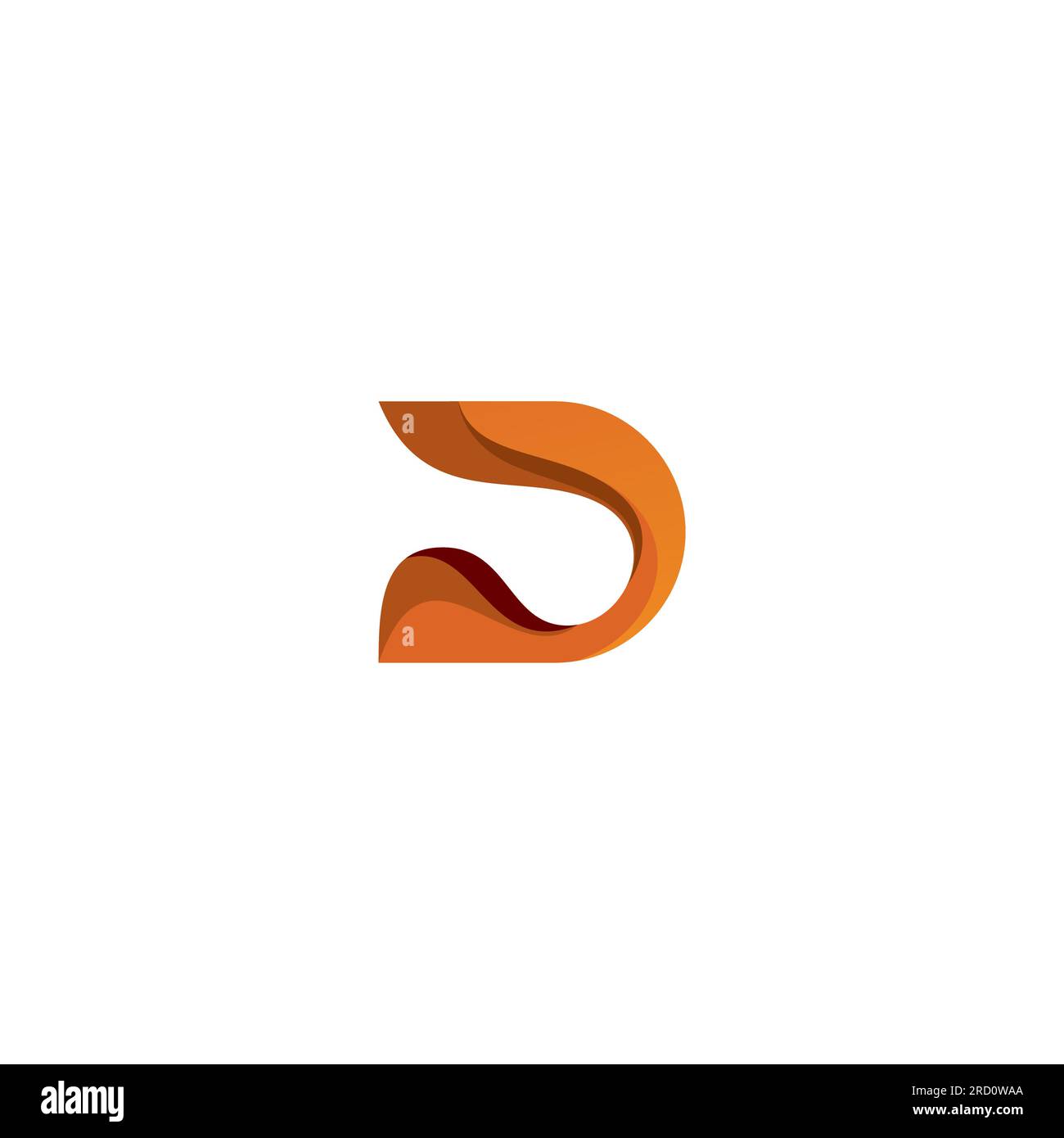 D Abstract Logo Design. Initial D Icon Stock Vector Image & Art - Alamy