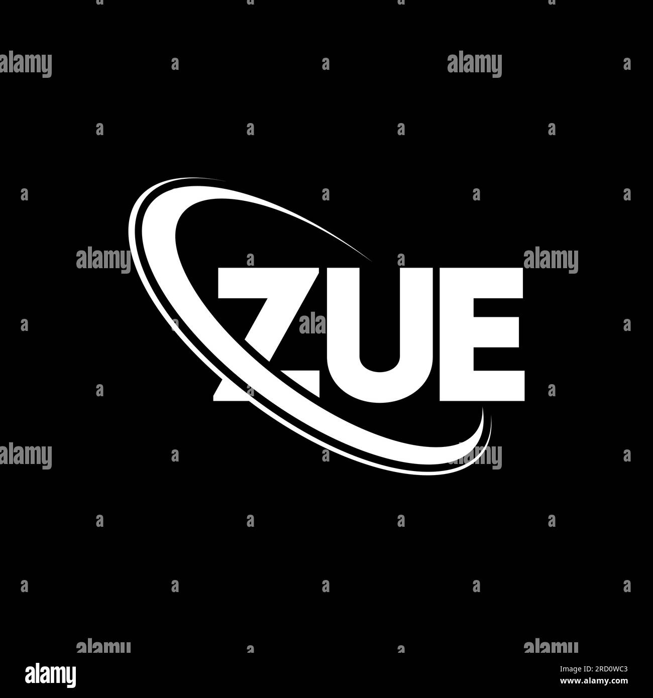 Zue logo design Stock Vector Images - Alamy