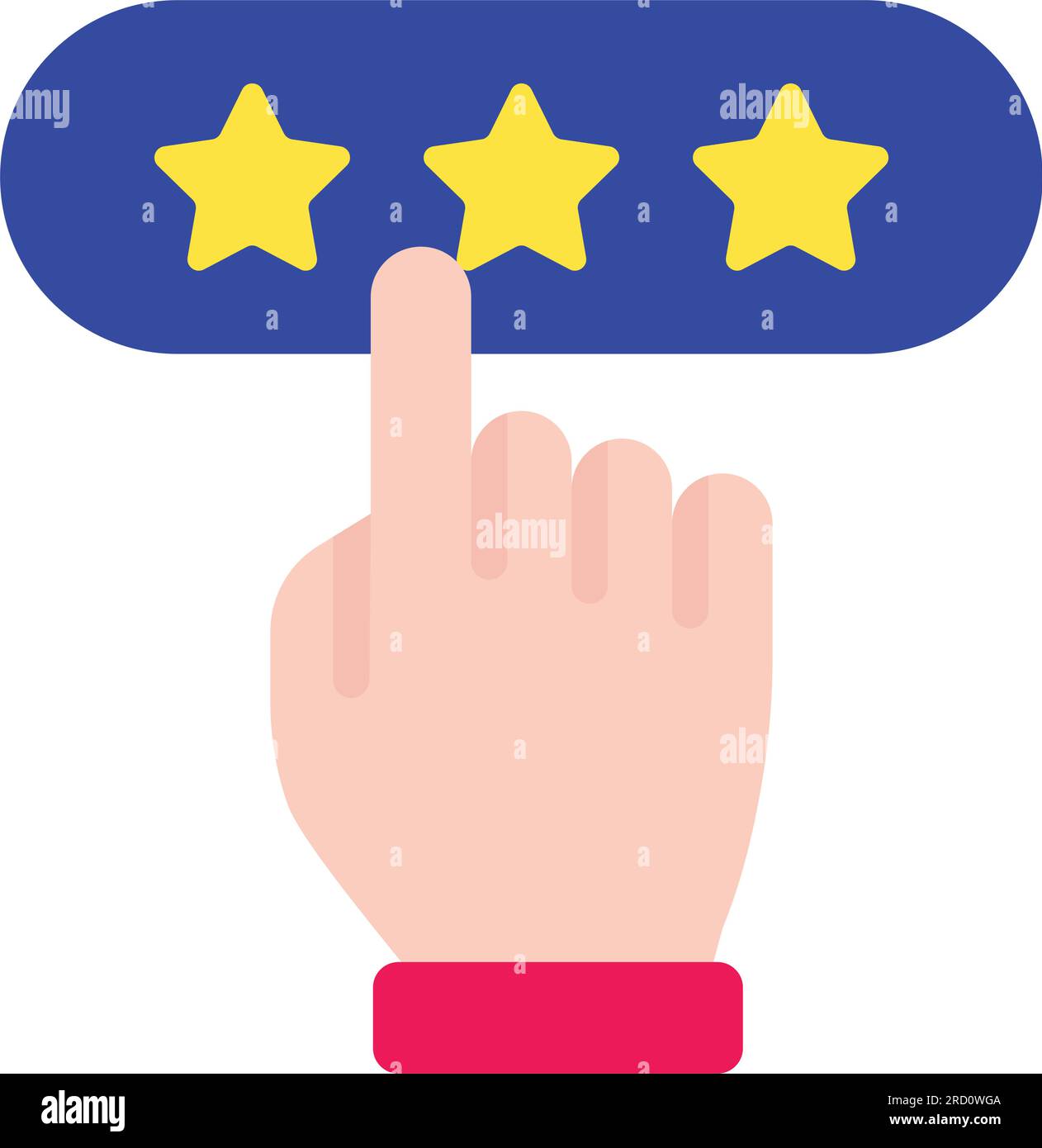 Click Review Icon Image Stock Vector Image & Art - Alamy
