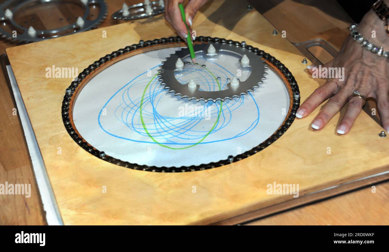 Homemade Spirograph Machine