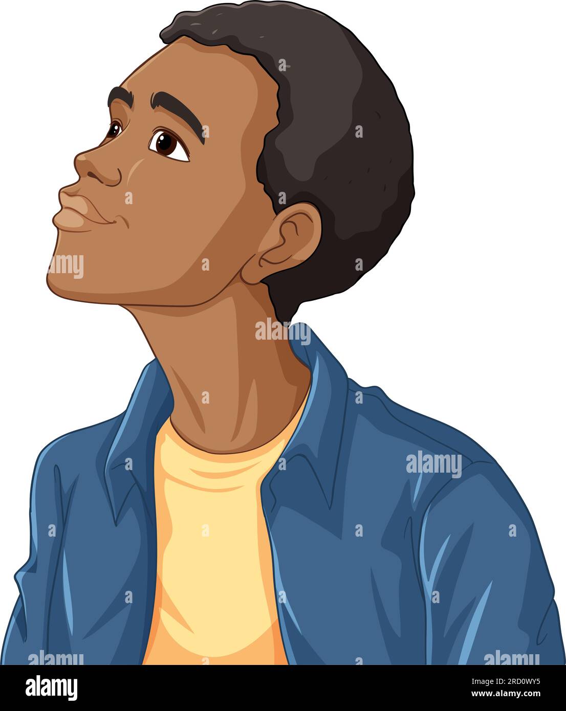 African man cartoon character illustration Stock Vector Image & Art - Alamy