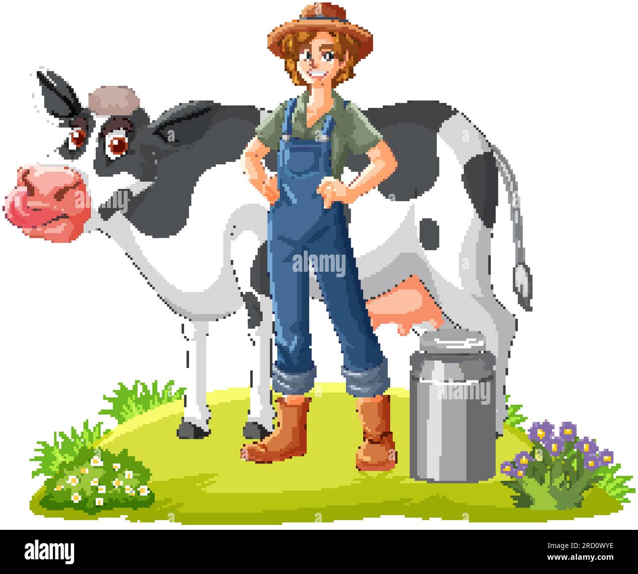 Cattle Rancher Cartoon