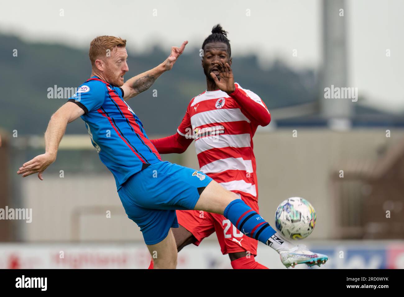 15 July 2023. Caledonian Stadium, Inverness, Scotland. This is from the ...