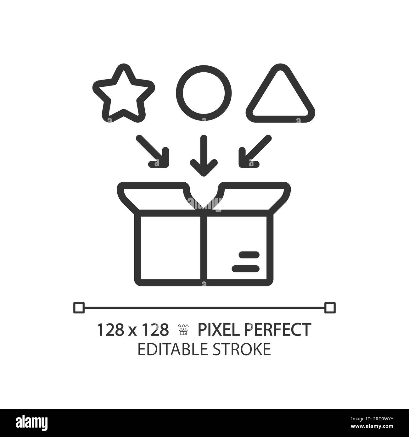 2d Customizable Iteration Linear Icon Stock Vector Image And Art Alamy