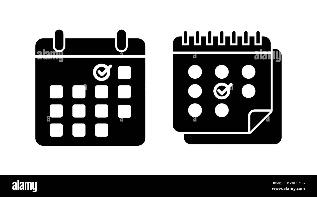 calendar icon vector. Calender symbol Stock Vector Image & Art - Alamy