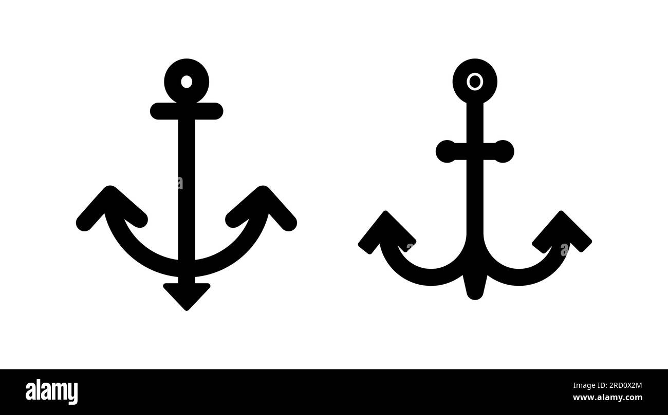 Anchor icon vector. Anchor sign. marine symbol Stock Vector Image & Art ...