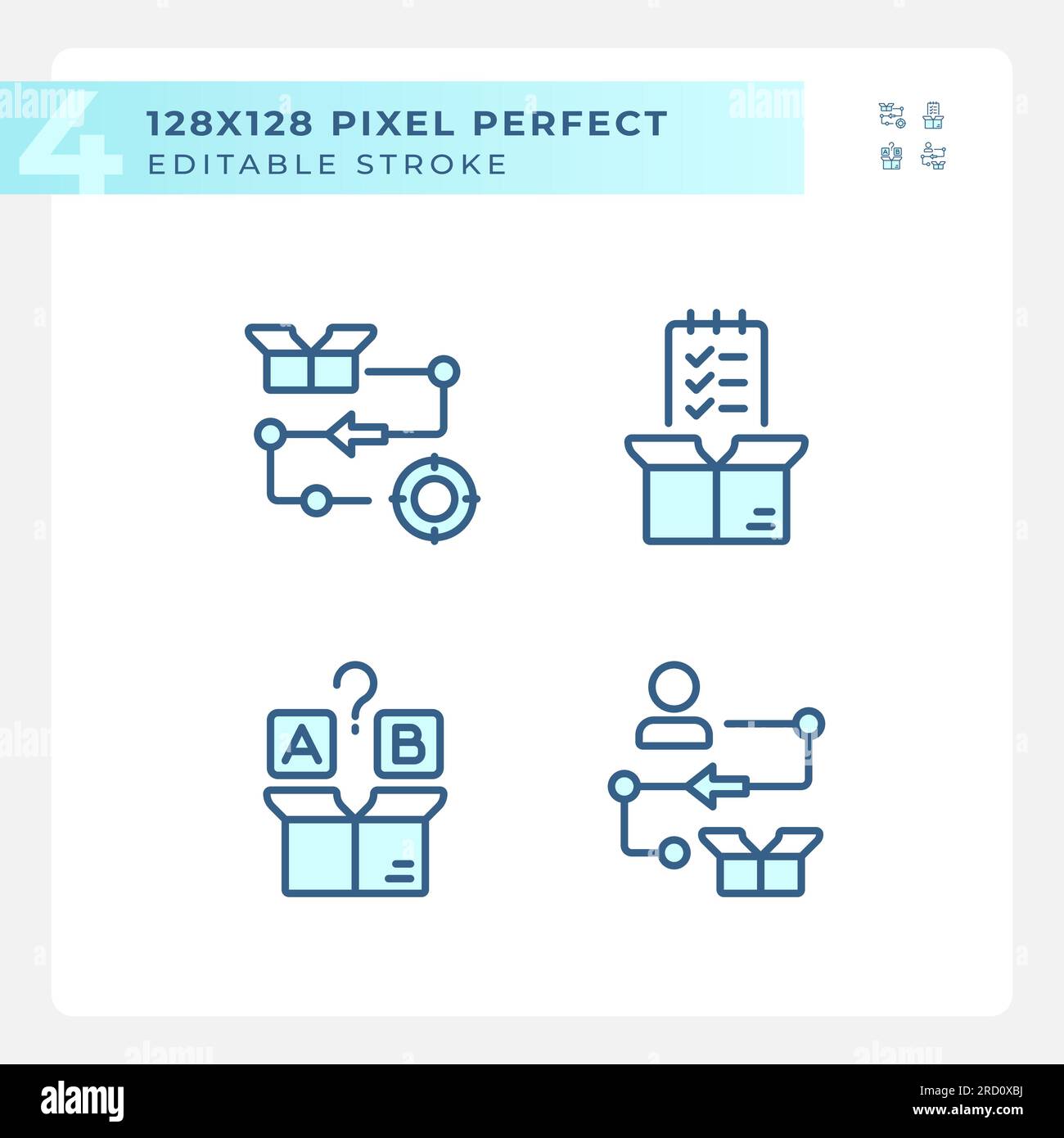 Editable pixel perfect blue product management icons Stock Vector Image ... Editable pixel perfect blue product management icons Stock Vector Image ...