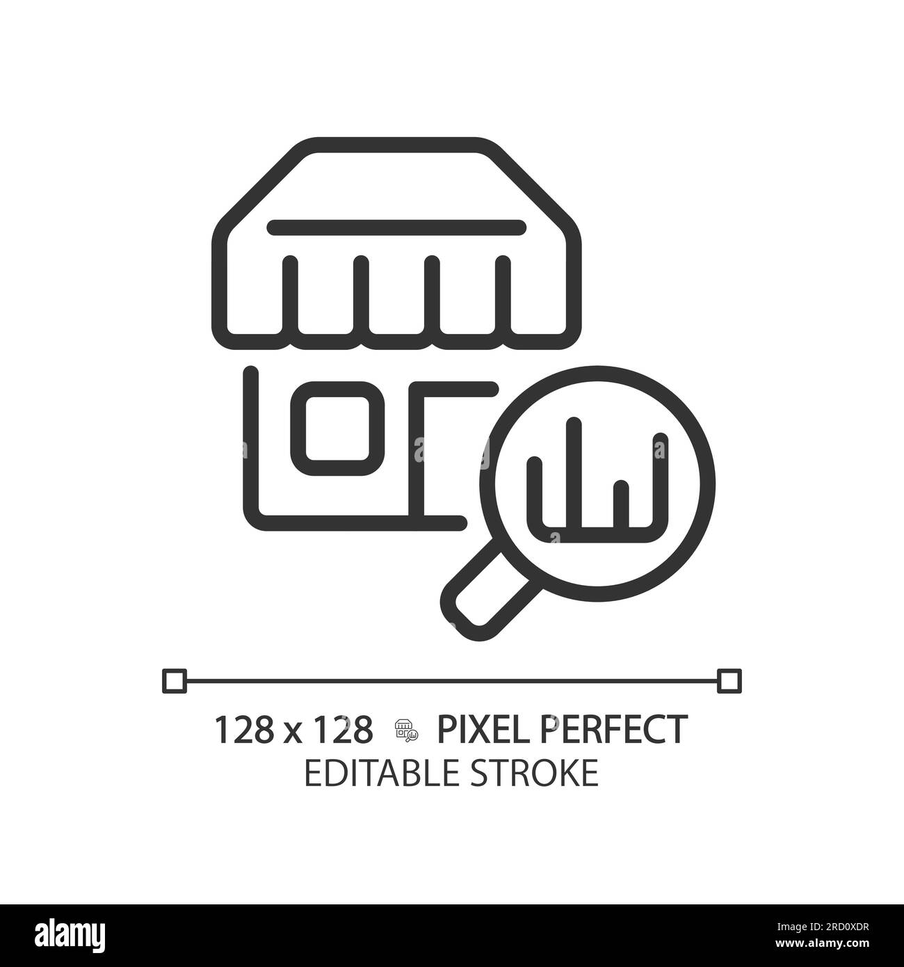 2D customizable outlet linear icon Stock Vector Image & Art - Alamy