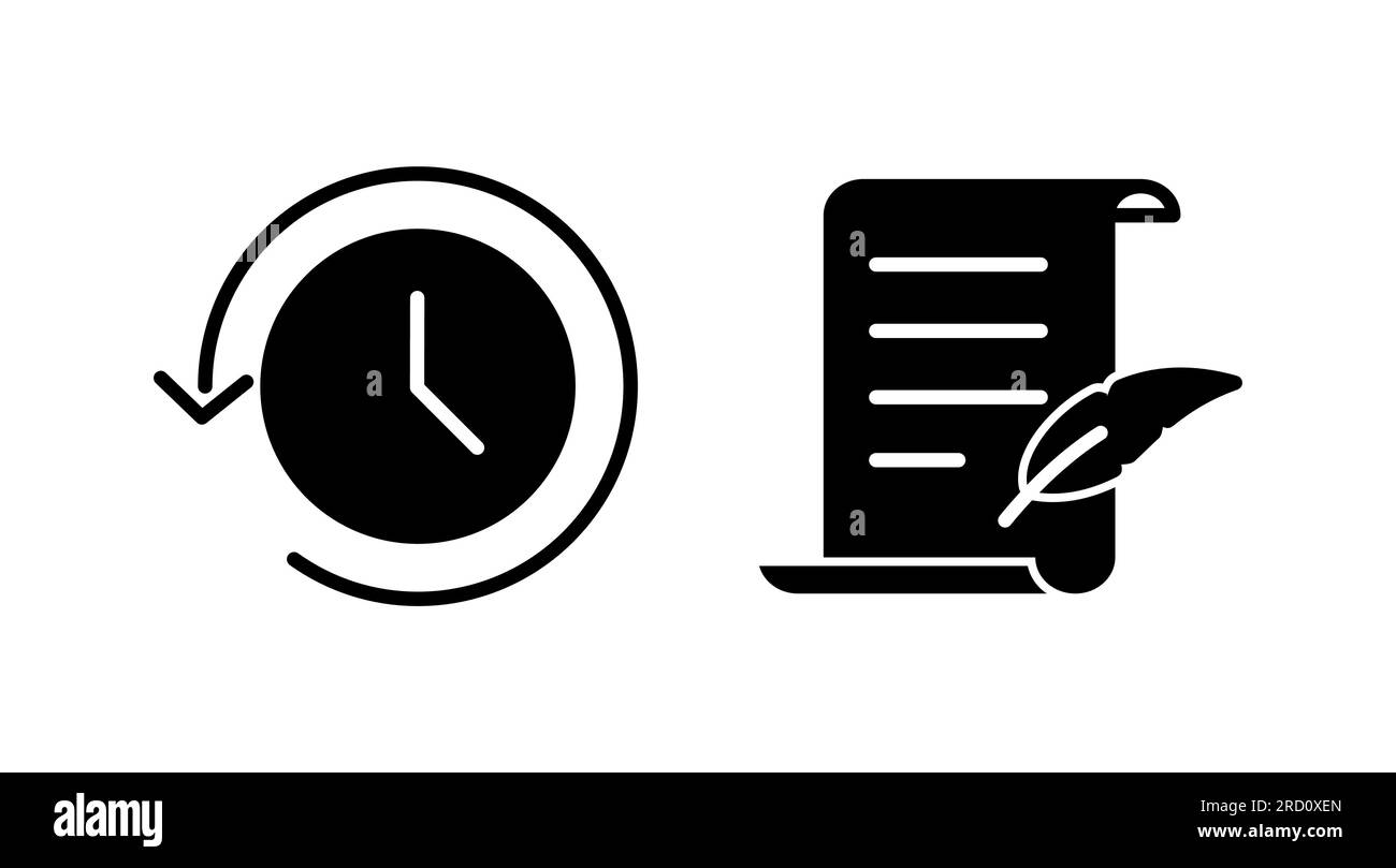 History icon vector. redo history icon Stock Vector Image & Art - Alamy