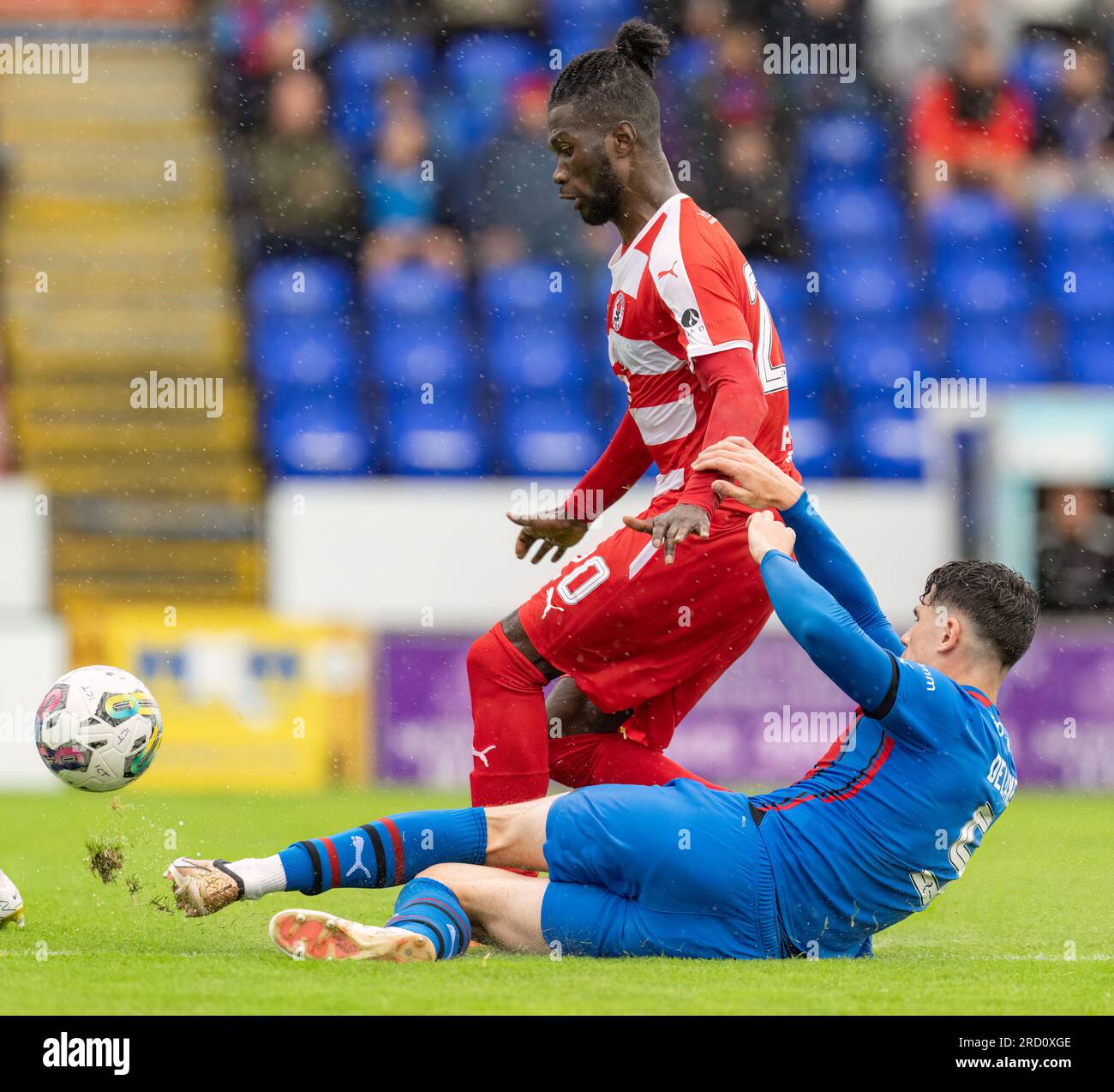 15 July 2023. Caledonian Stadium, Inverness, Scotland. This is from the ...