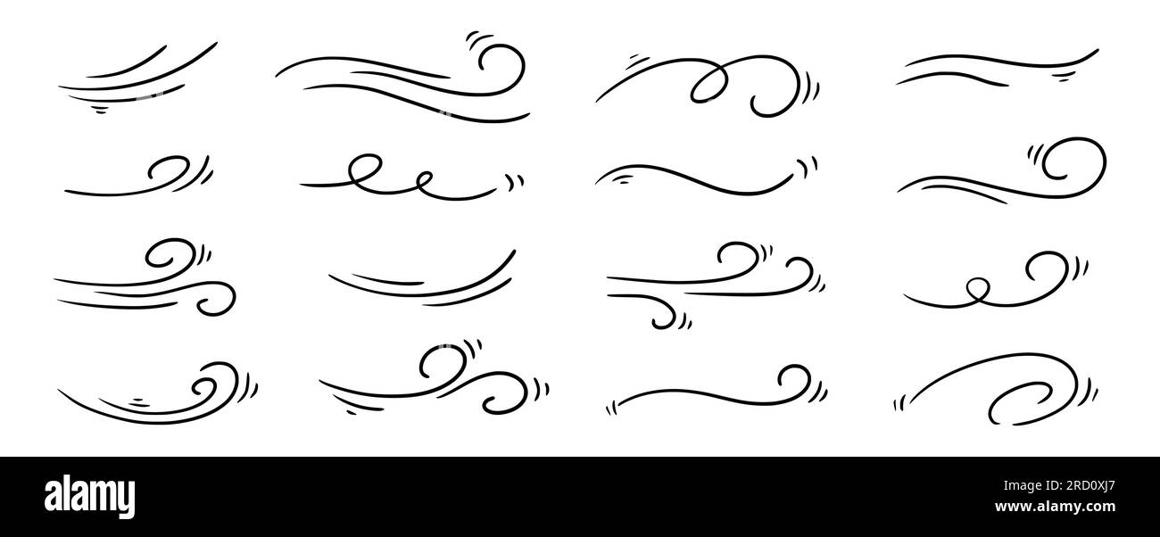 Wind Swirls Sketch