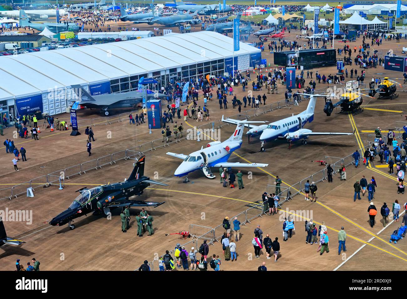 Fairford RIAT air show Saturday 15 July 2023 static display inbetween ...