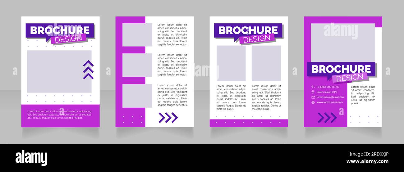 Improve graduate employability blank brochure design Stock Vector Image ...