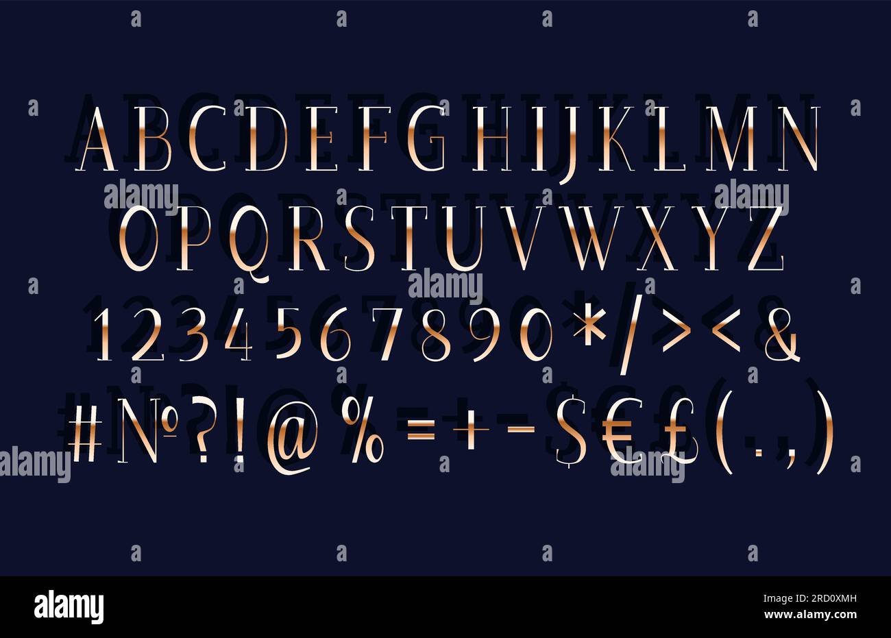 Formal classic modern style alphabet set Stock Vector Image & Art - Alamy