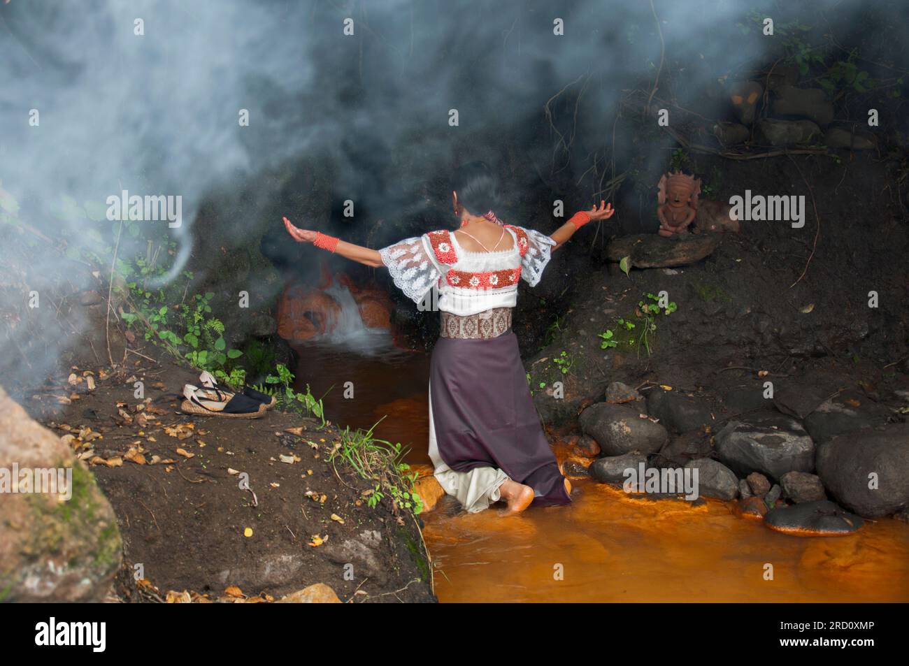 Ecuador shaman ritual water hi-res stock photography and images - Alamy