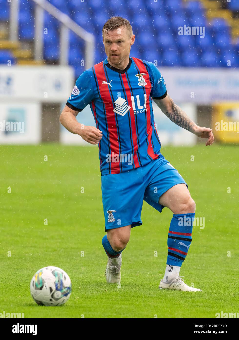 15 July 2023. Caledonian Stadium, Inverness, Scotland. This is from the ...