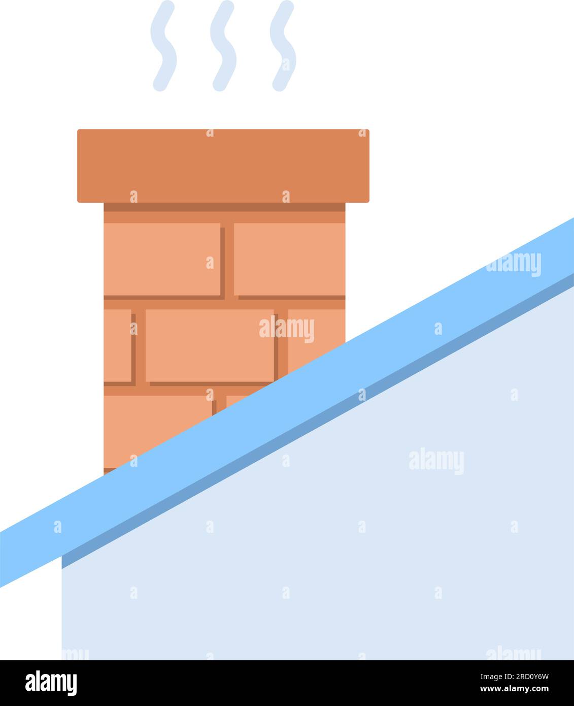 Chimney of factory Cut Out Stock Images & Pictures - Alamy