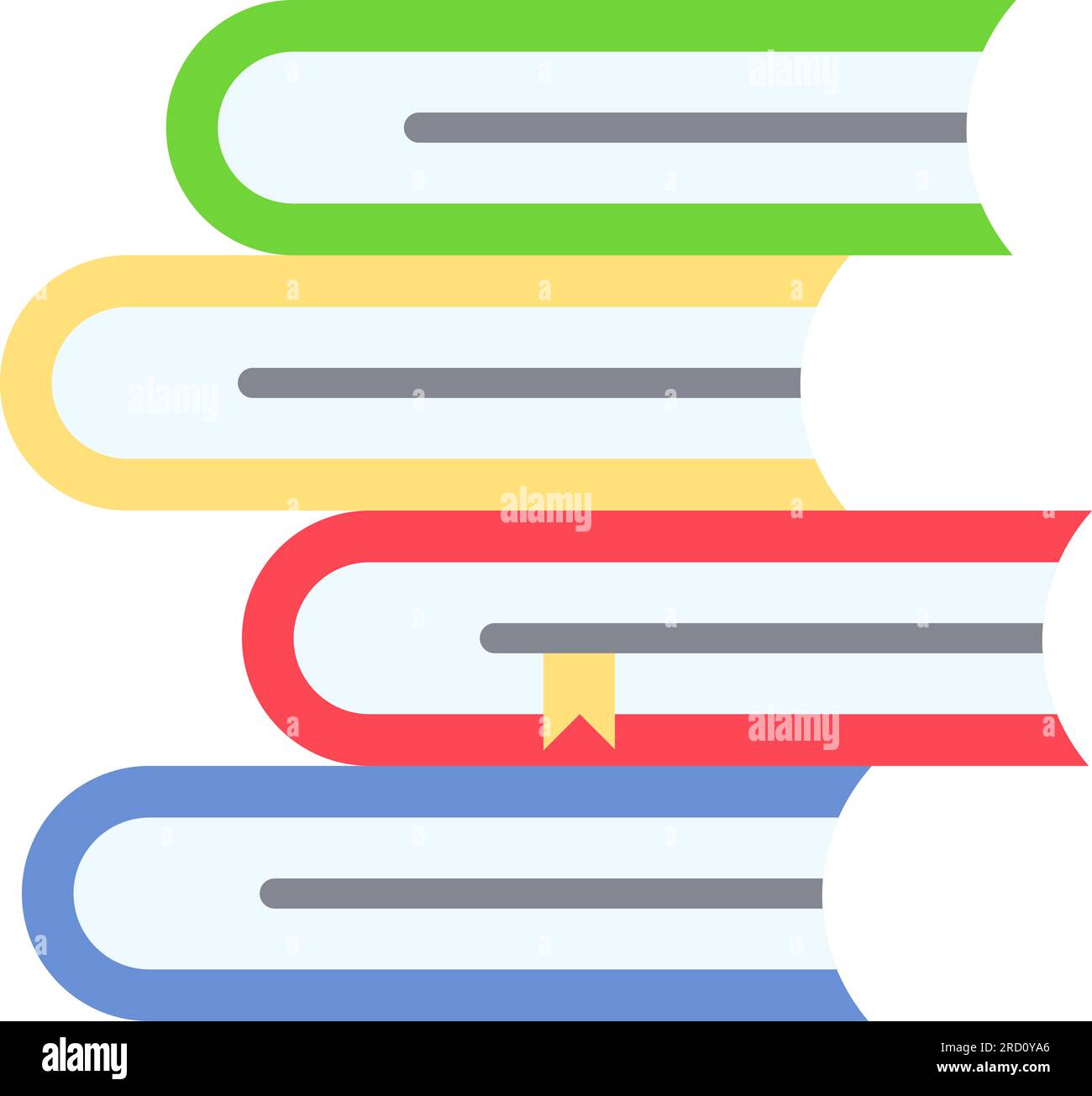 Books Stack Icon Image Stock Vector Image & Art - Alamy