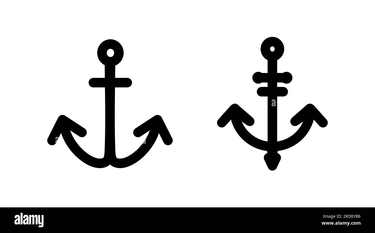 Anchor icon vector. Anchor sign. marine symbol Stock Vector Image & Art ...
