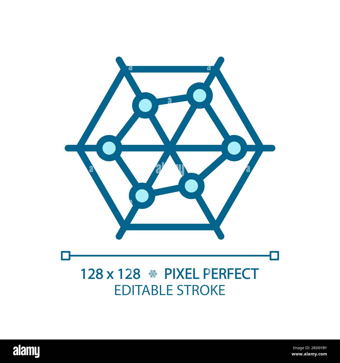 Radar chart light blue icon Stock Vector Image & Art - Alamy
