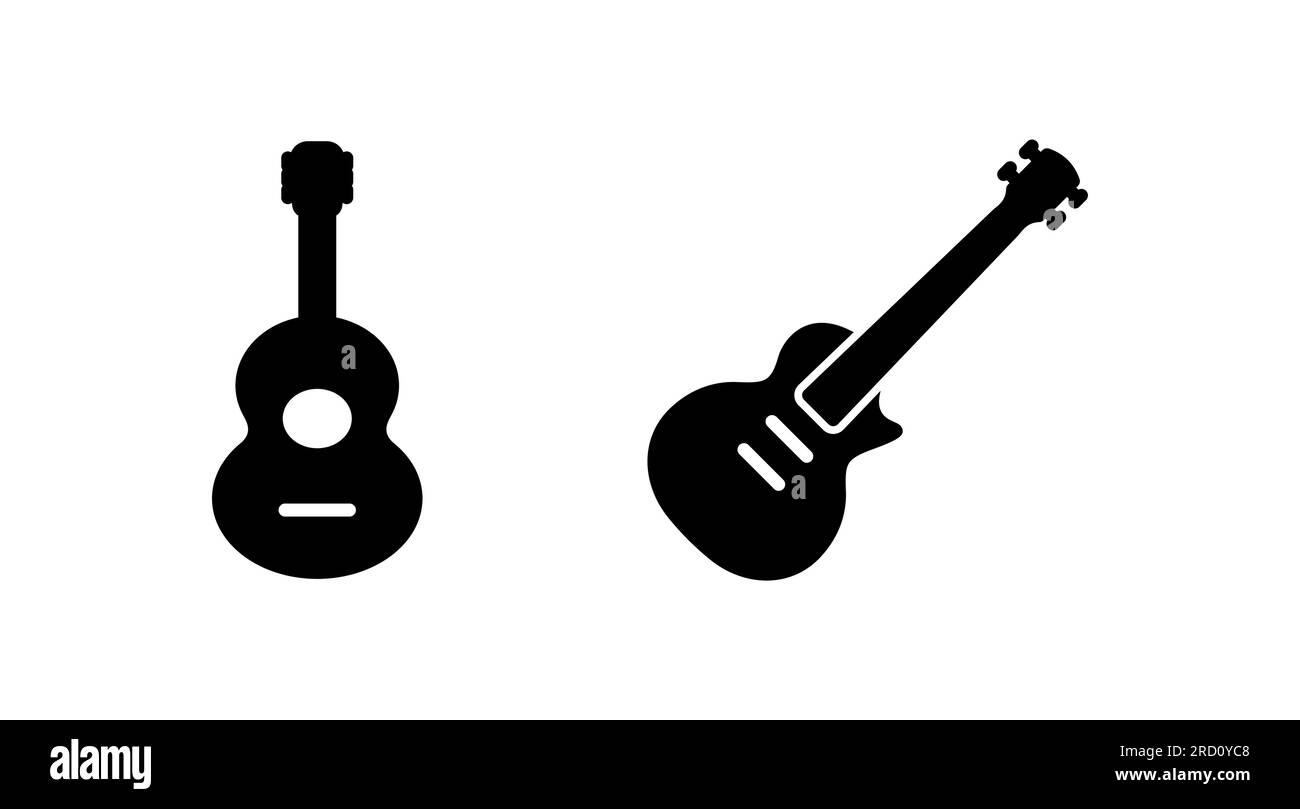 Guitar icon vector. musical instrument sign Stock Vector Image & Art ...