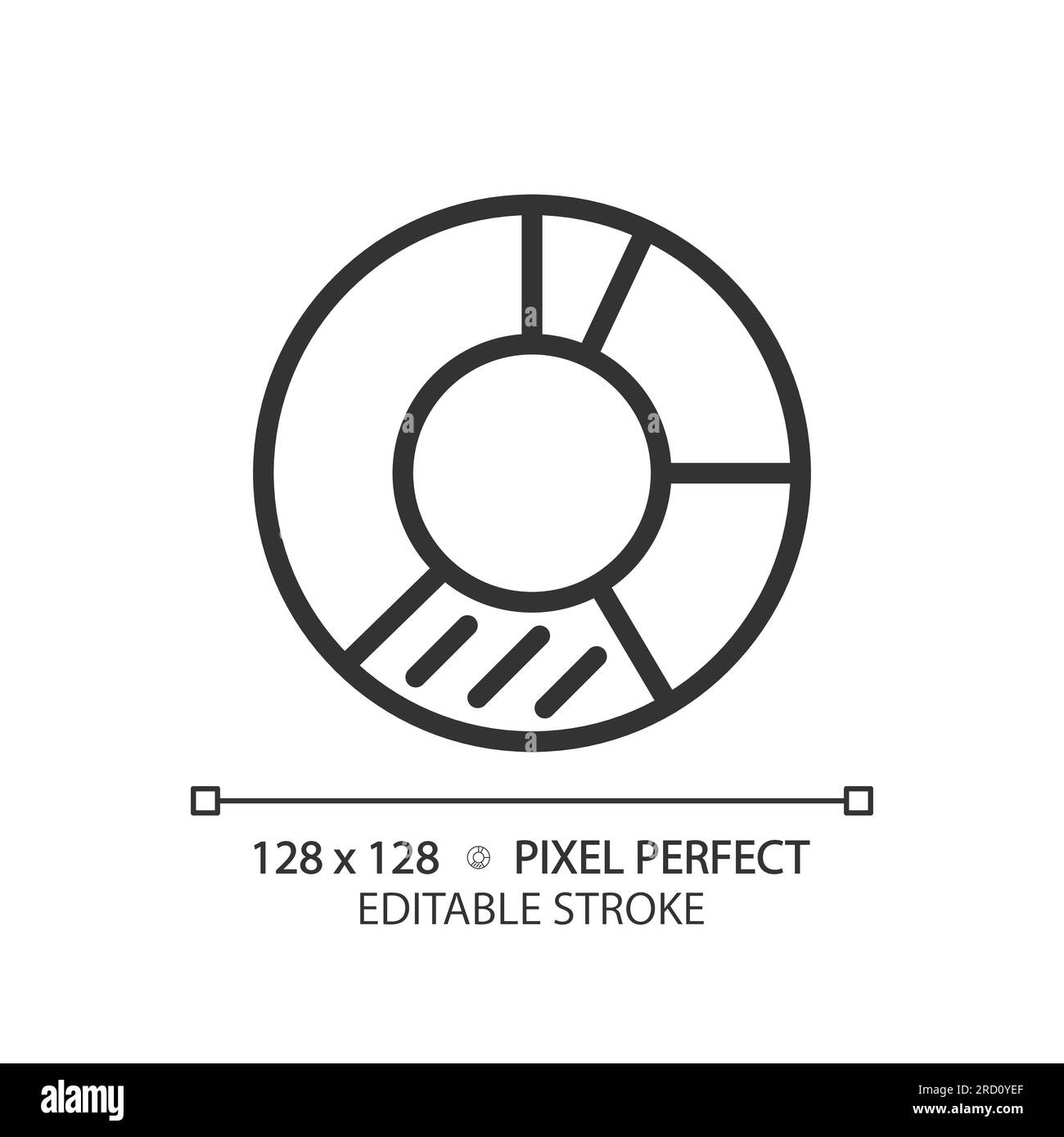 Donut chart Stock Vector Images - Alamy