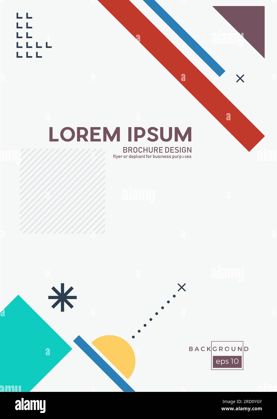 Modern geometric background in minimalistic style. Vector background ...