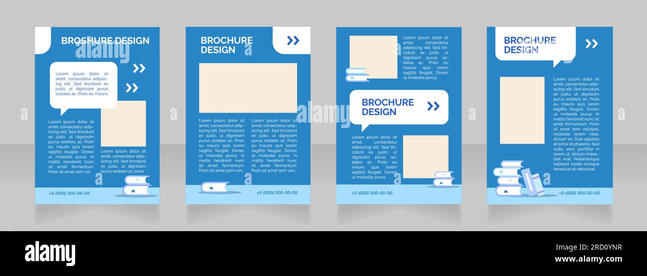 Preschool classes and activities blank brochure layout design Stock ...