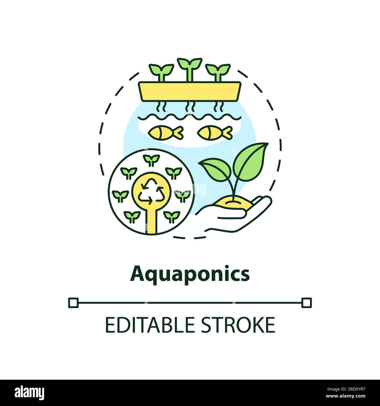 Thin line editable aquaponics icon concept Stock Vector Image & Art - Alamy Thin line editable aquaponics icon concept Stock Vector Image & Art - Alamy